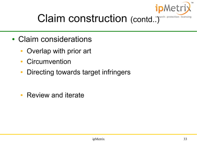 Patent Specification Drafting Series: Claim Drafting & Analysis, By ...