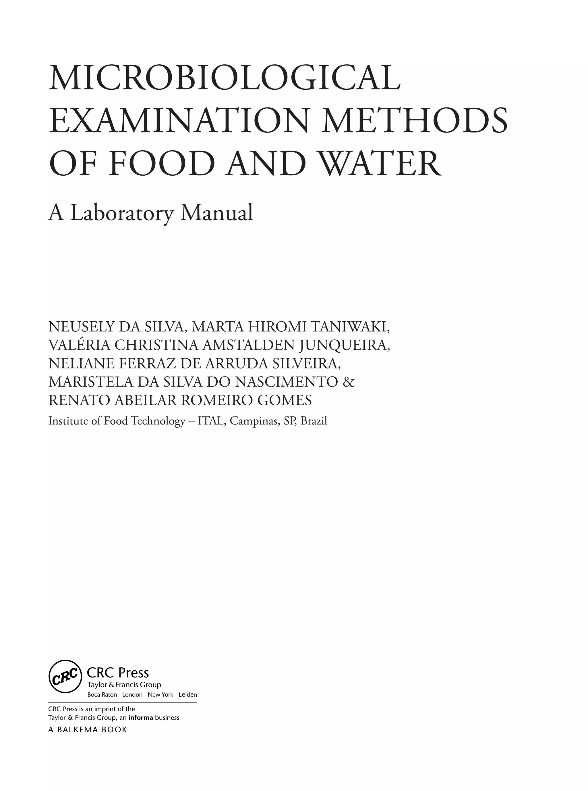 Microbiological-examination-methods-of-food-and-water-a-laboratory ...