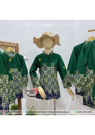 Jahit Custom Seragam Batik Muhammadiyah Nasional by Rumah Jahit Azka | PDF