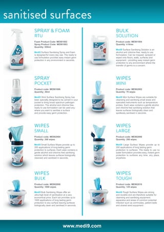 Medi9 Range Overview - supplied by INTEGRITEX | PDF