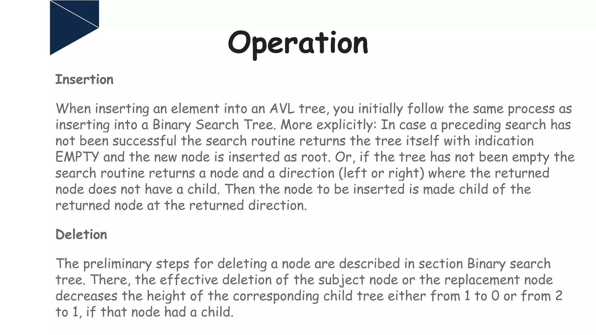 AVL tree ( Balanced Binary Search Tree)-Data Structure | PPT AVL tree ( Balanced Binary Search Tree)-Data Structure | PPT