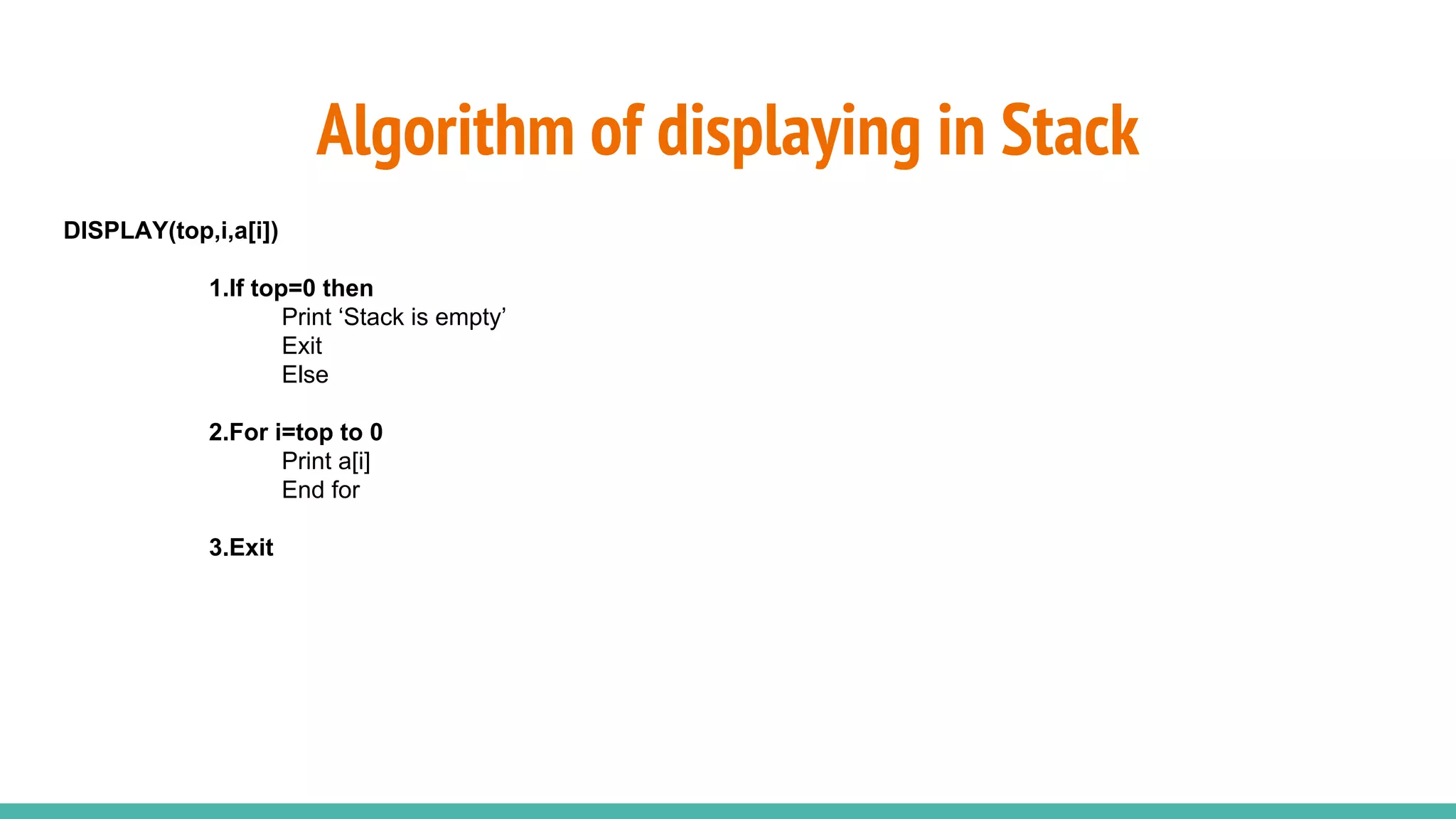 STACK ( LIFO STRUCTURE) - Data Structure | PDF