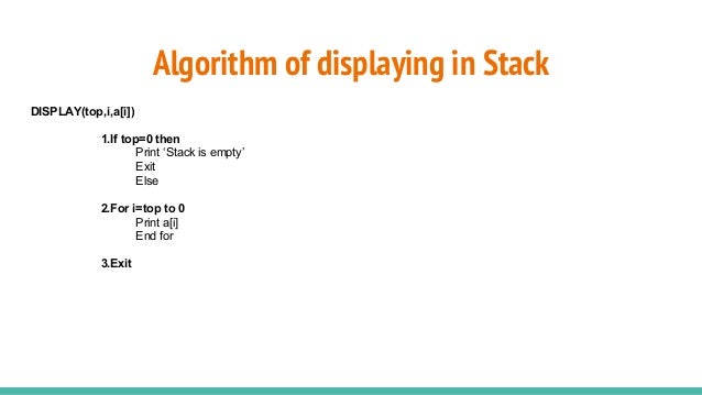 STACK ( LIFO STRUCTURE) - Data Structure STACK ( LIFO STRUCTURE) - Data Structure