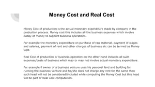 Cost and Various Cost Types | PPT