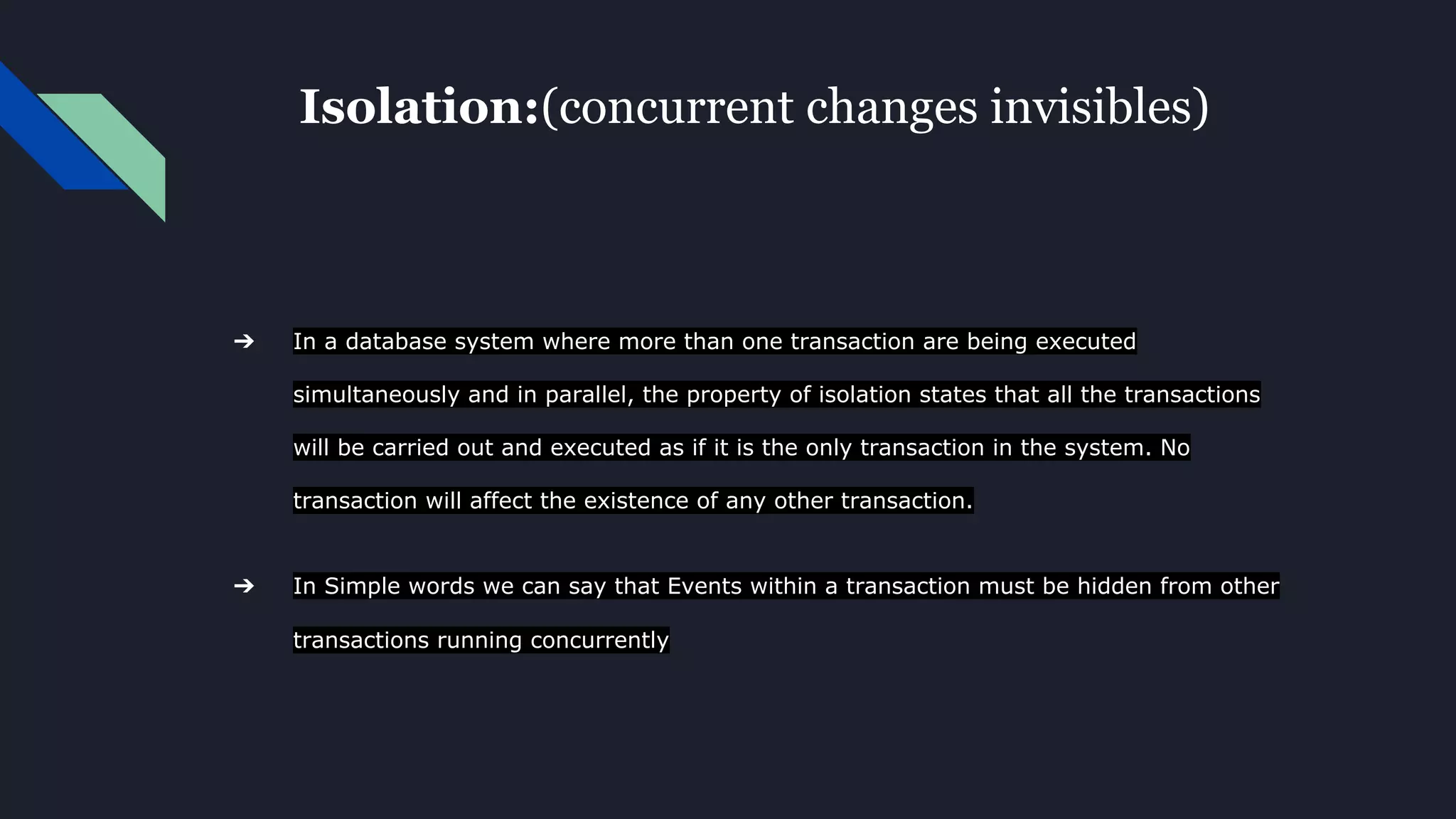 Transaction Properties(ACID Properties) | PDF
