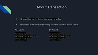 Transaction Properties(ACID Properties) | PDF