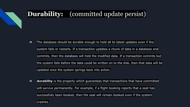 Transaction Properties(ACID Properties) | PDF | Databases | Computer Software and Applications