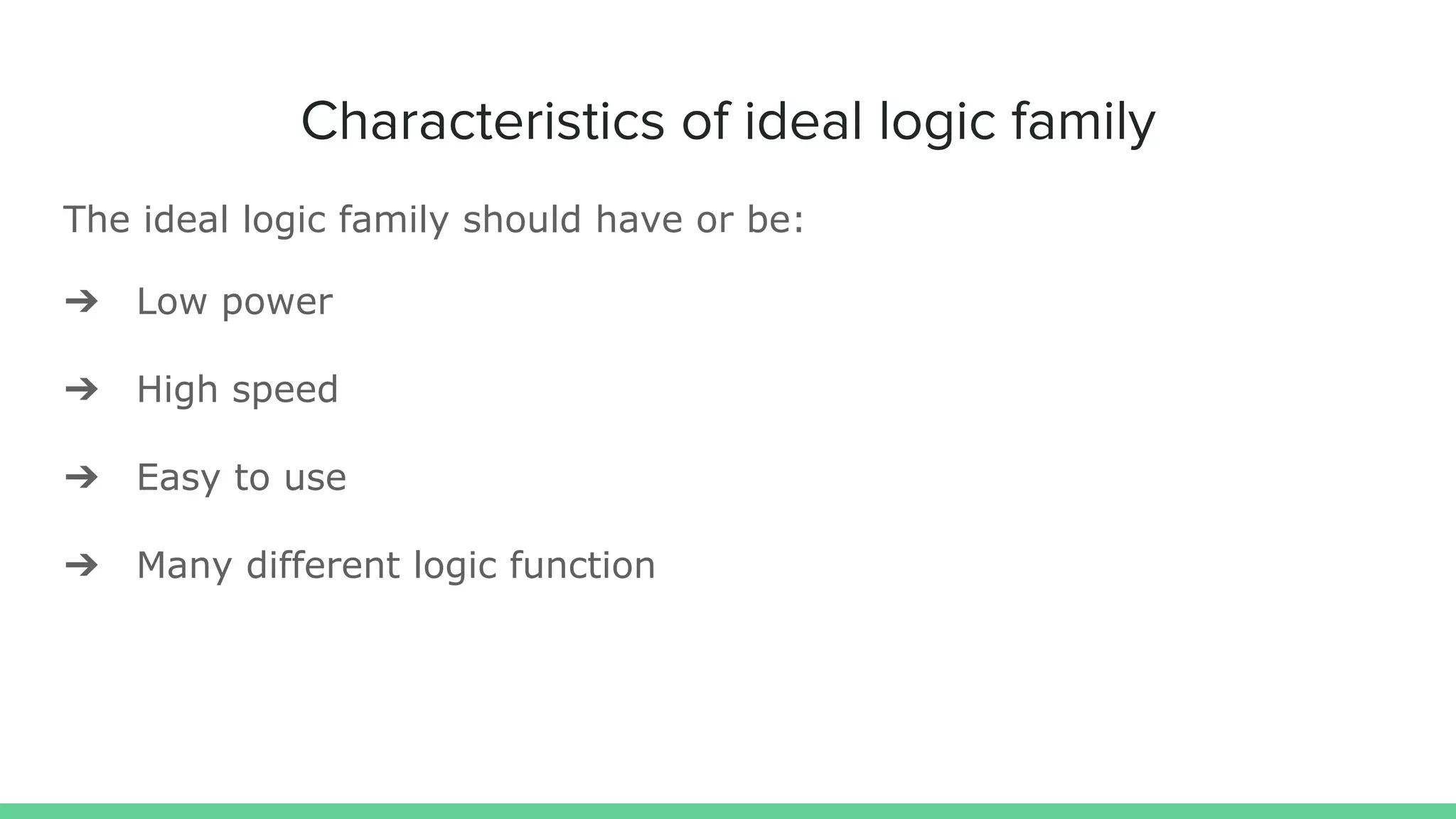 Logic Families ( Digital Electronics ) | PDF