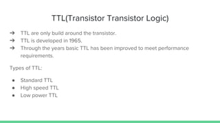Logic Families ( Digital Electronics ) | PDF
