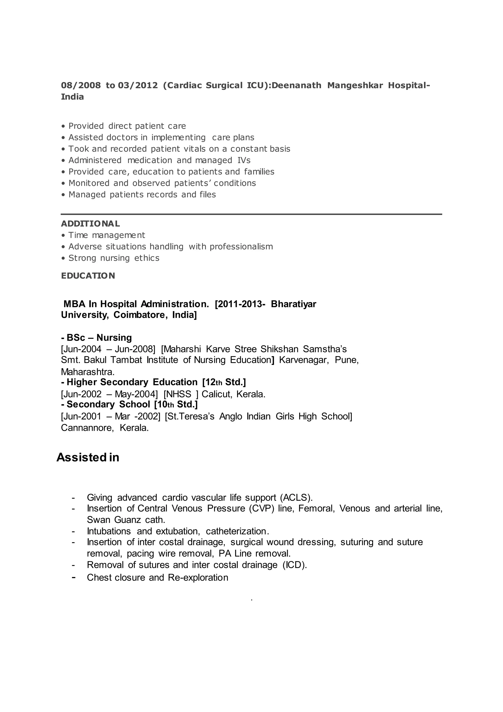 Dhanyamol CV-27-05-15 | PDF