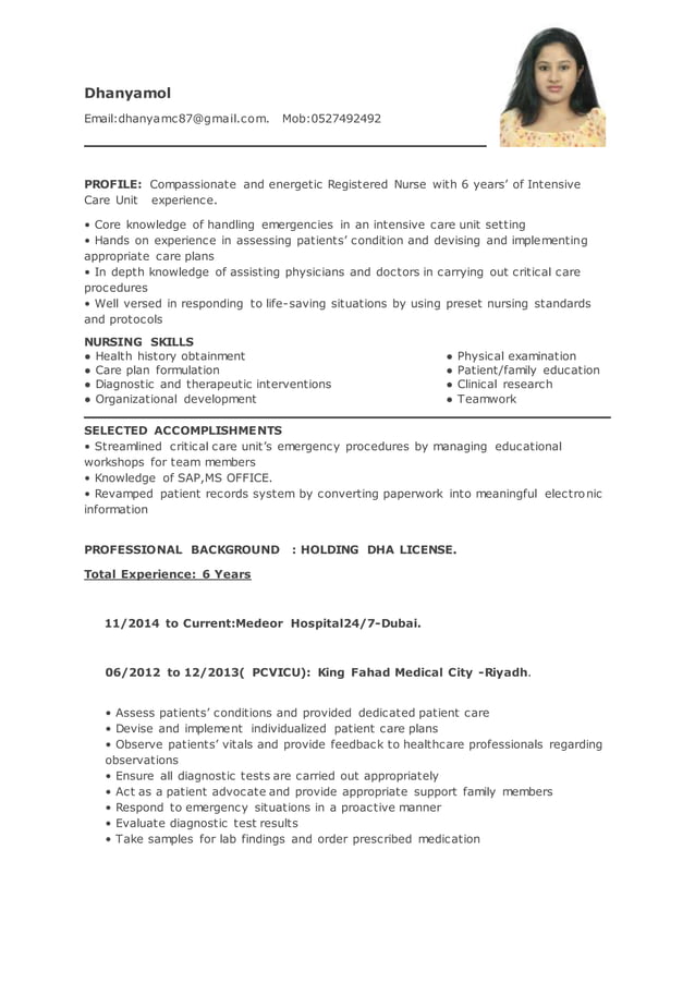 Dhanyamol CV-27-05-15 | PDF