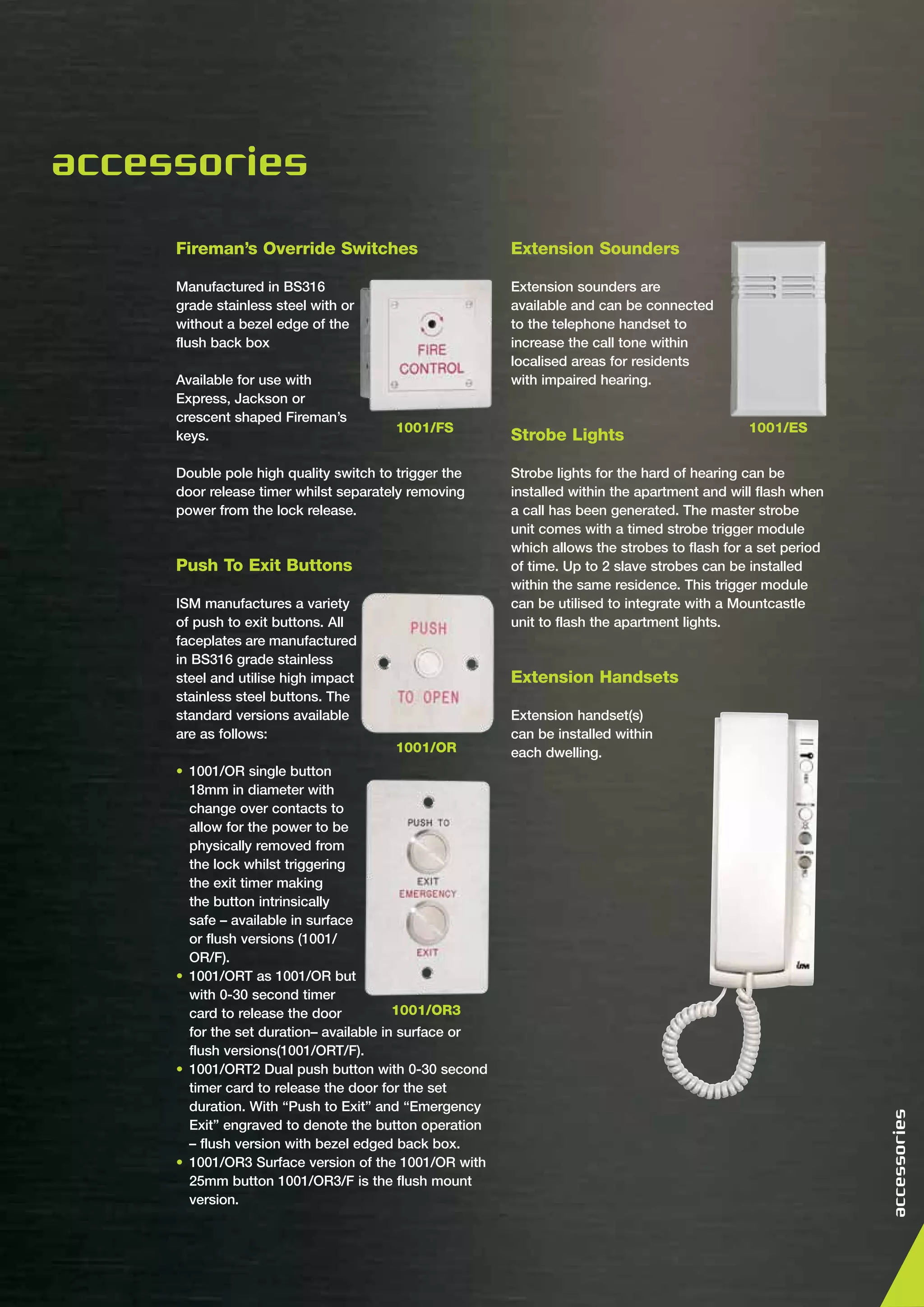 ISMTelephone Entry brochure | PDF