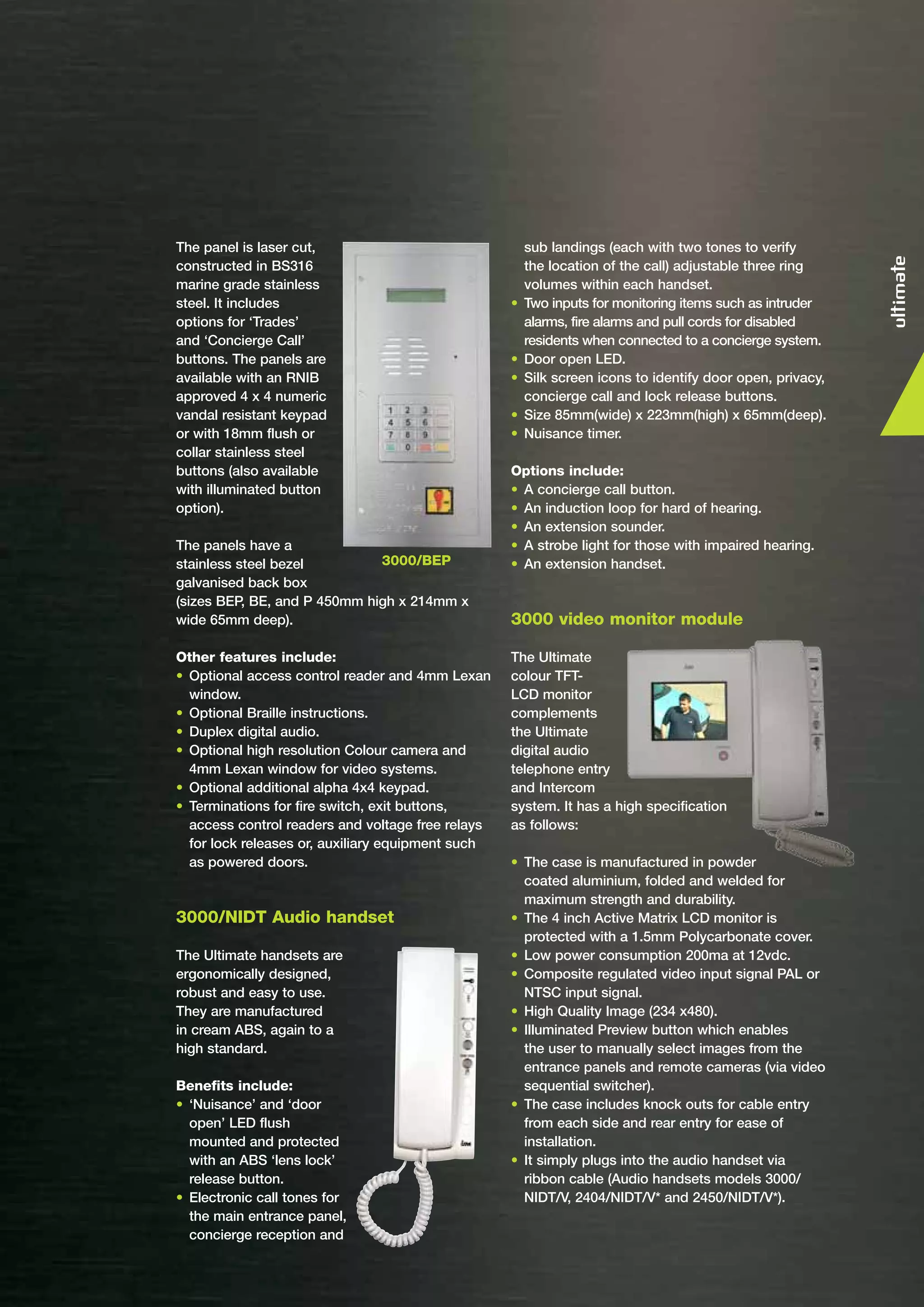 ISMTelephone Entry brochure | PDF