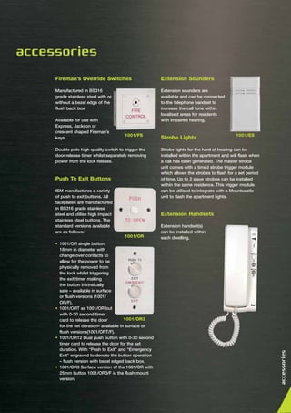 ISMTelephone Entry brochure | PDF