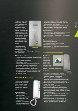 ISMTelephone Entry brochure | PDF