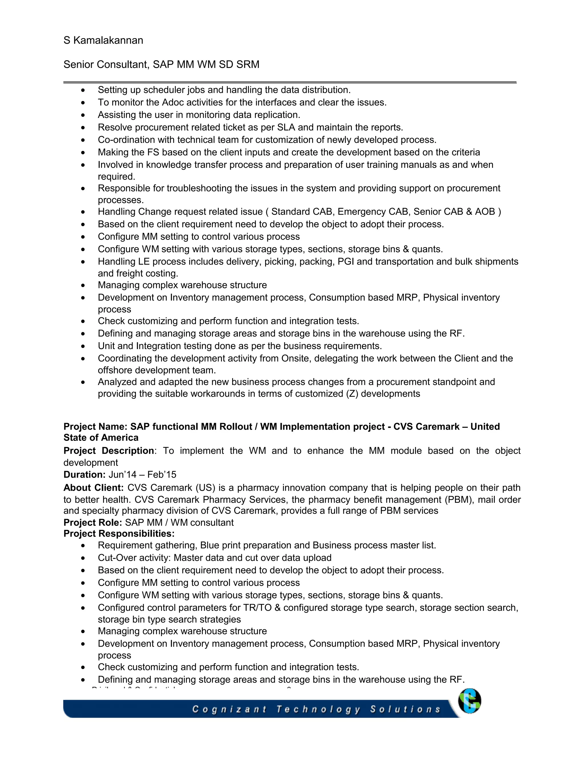 Kamal_SAP_MM_WM_SD_SRM | DOC