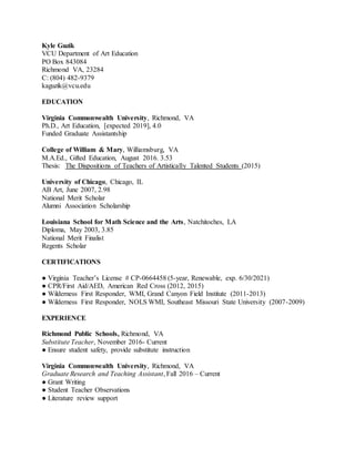 Kyle Guzik Resume | DOCX