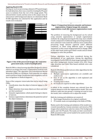Using Mask R CNN to Isolate PV Panels from Background Object in Images | PDF