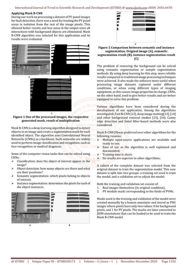 Using Mask R CNN to Isolate PV Panels from Background Object in Images ...