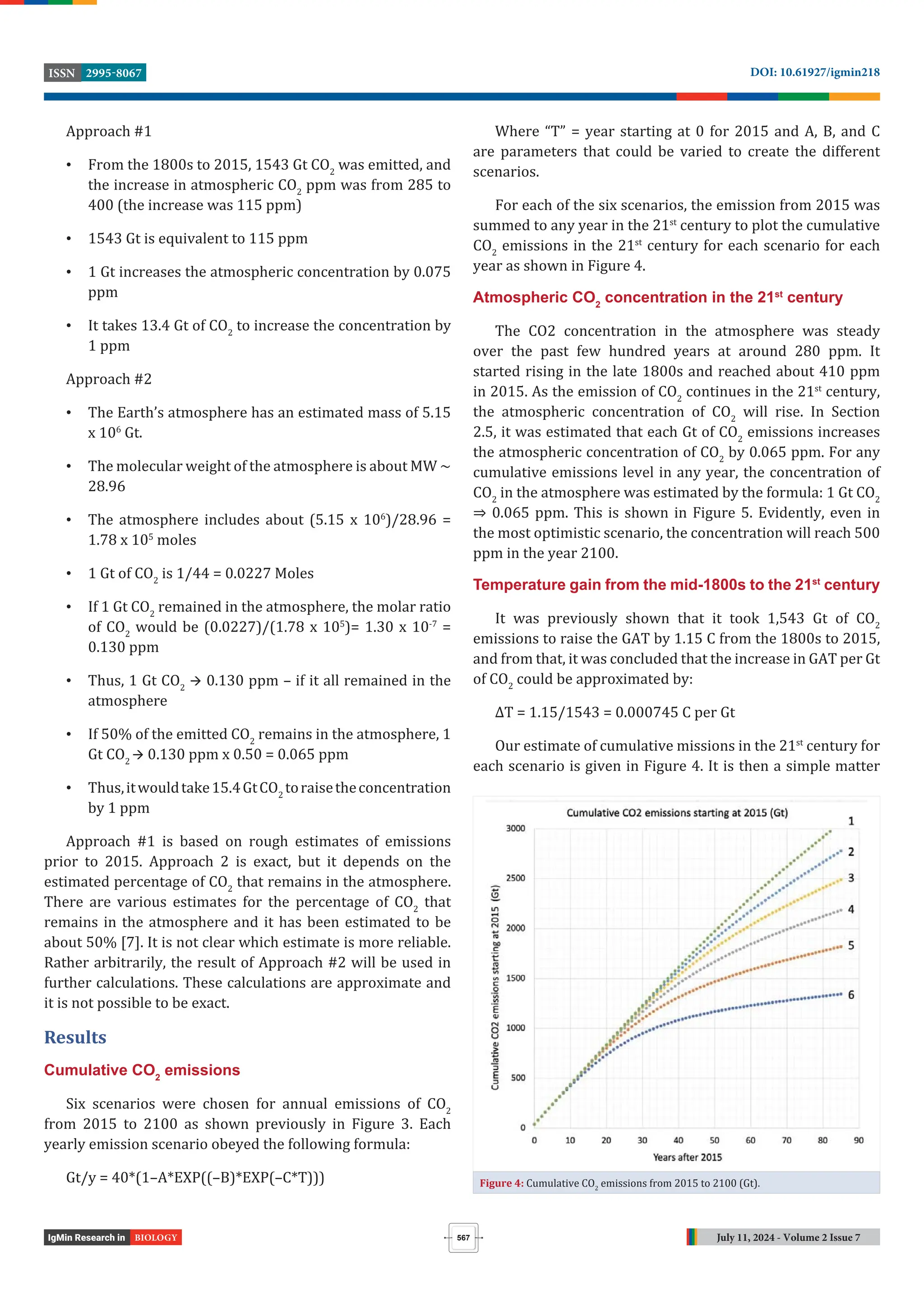 Predicting the Future: CO₂ Emissions and Global Warming by 2100 | PDF