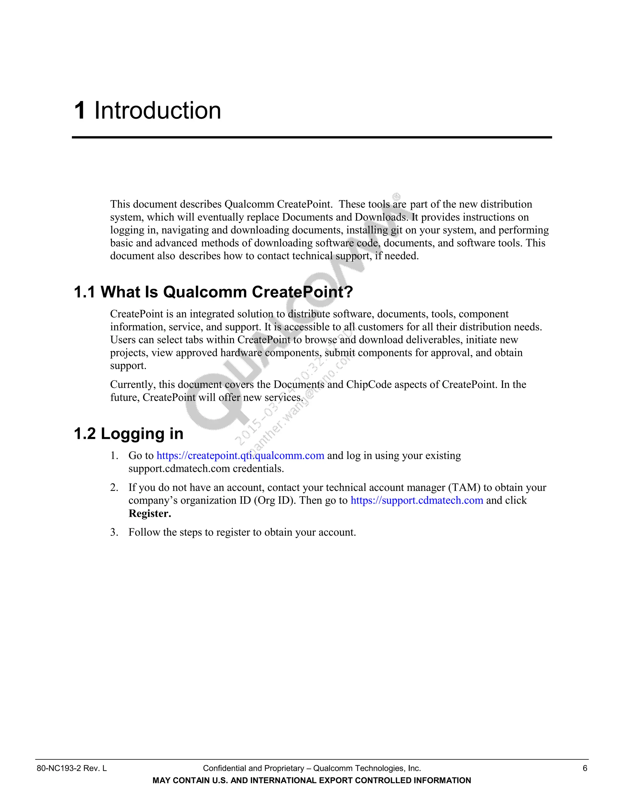 Qualcomm Createpoint User Guide 80nc1932 Rev L Qualcomm Technologies ...