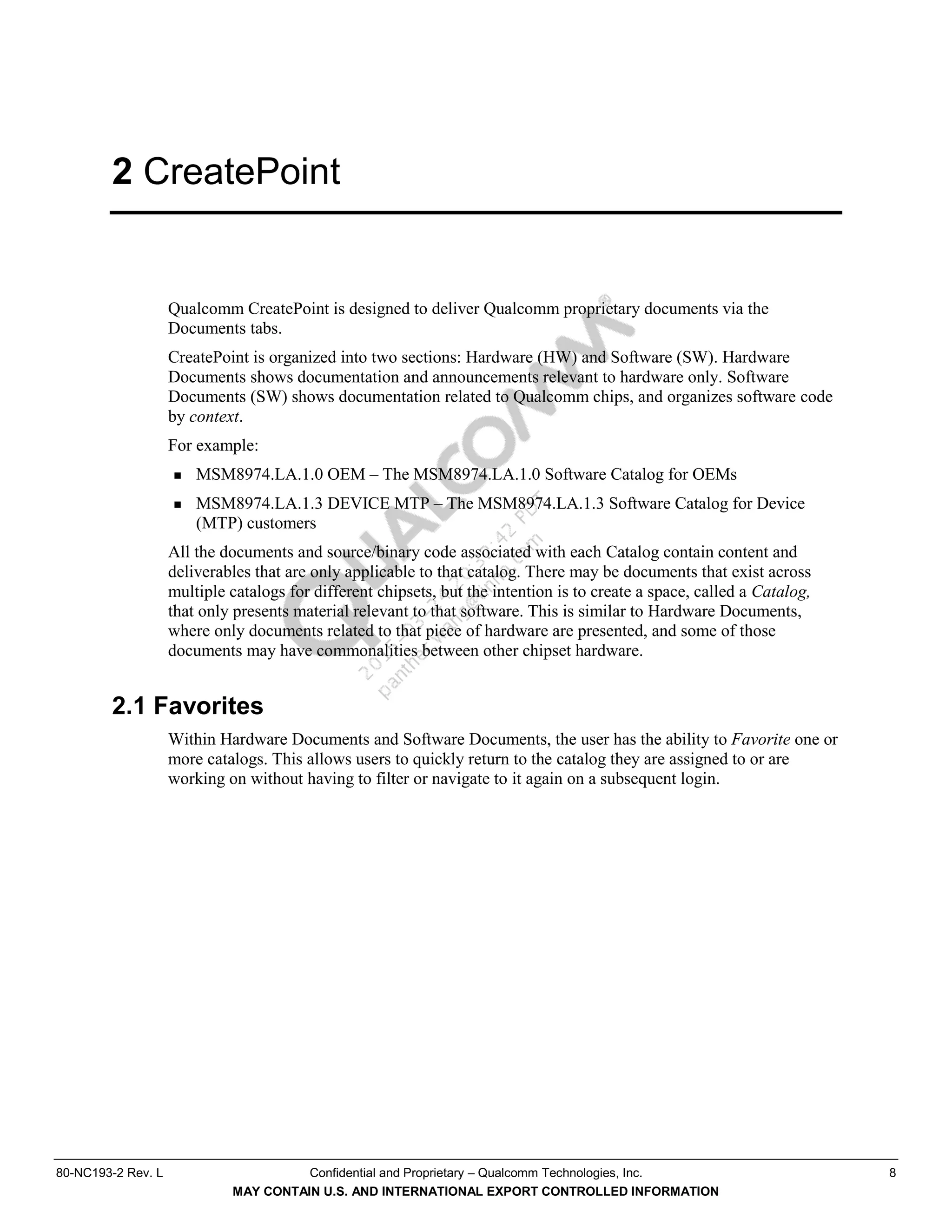Qualcomm Createpoint User Guide 80nc1932 Rev L Qualcomm Technologies ...