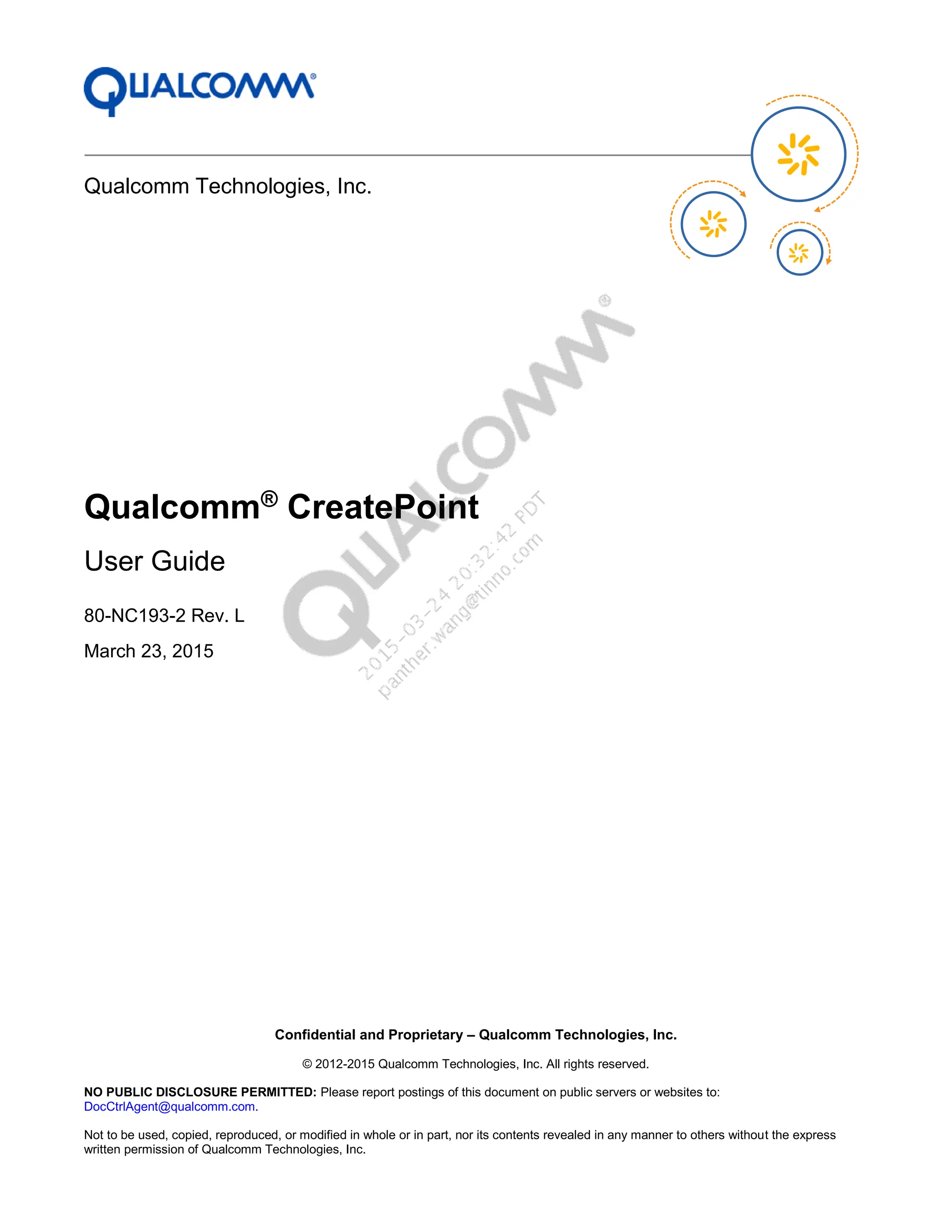 Qualcomm Createpoint User Guide 80nc1932 Rev L Qualcomm Technologies ...