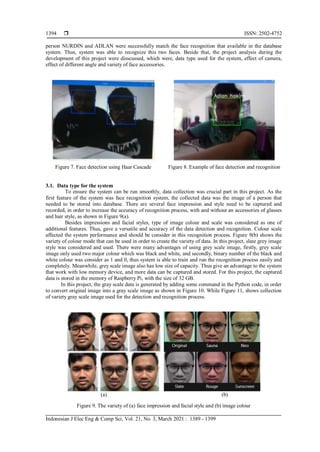 Real time face recognition of video surveillance system using haar cascade classifier | PDF