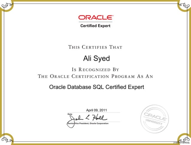 eCertificate_SQLExpert | PDF