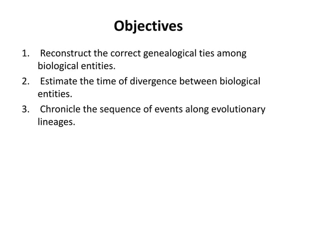 Molecular basis of evolution and softwares used in phylogenetic tree ...