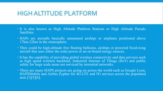 Satellite Based High Altitude Platforms | PDF