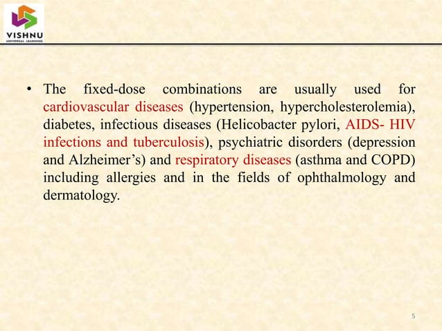 AN OVERVIEW ON FIXED DOSE COMBINATIONS AND ITS REGULATIONS IN INDIA | PPTX