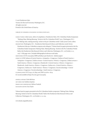 Making Value Making Meaning Techn In The Precolumbian World Cathy Lynne ...