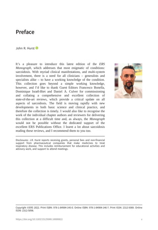 Sarcoidosis Francesco Bonella Daniel A Culver Dominique Isralbiet | PDF