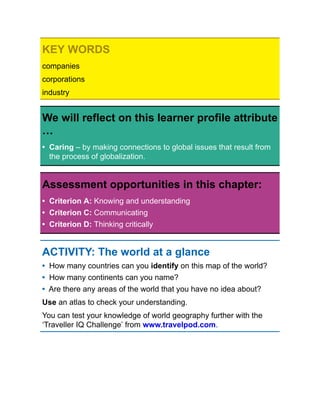 Individual And Societies For The Ib Myp 2 Myp By Concept Paul Grace | PDF