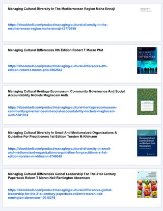 Managing Cultural Landscapes Ken Taylor Jane Lennon | PDF