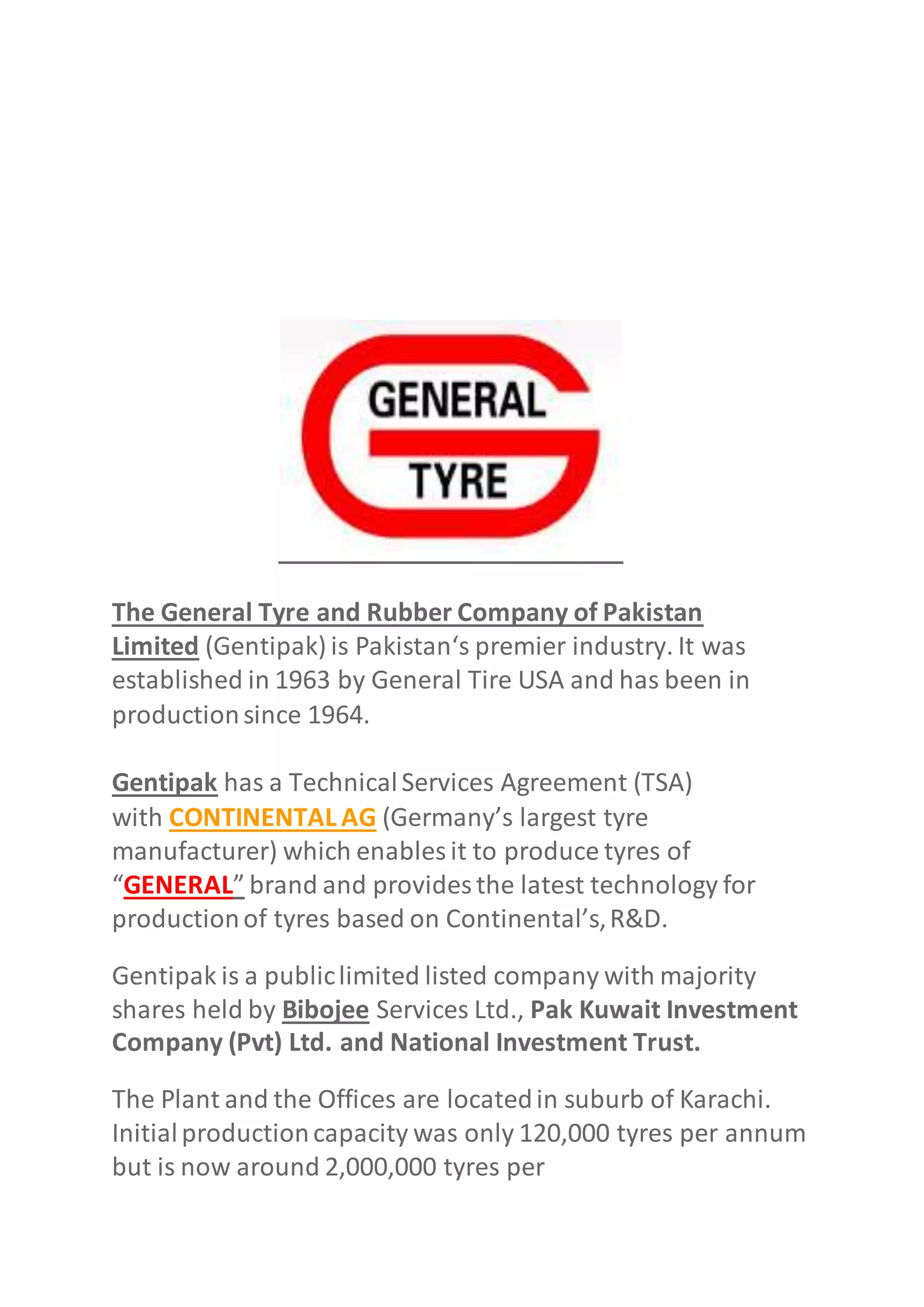 The_General_Tyre_and_Rubber_Company_of_Pakistan_Limited | DOCX ...
