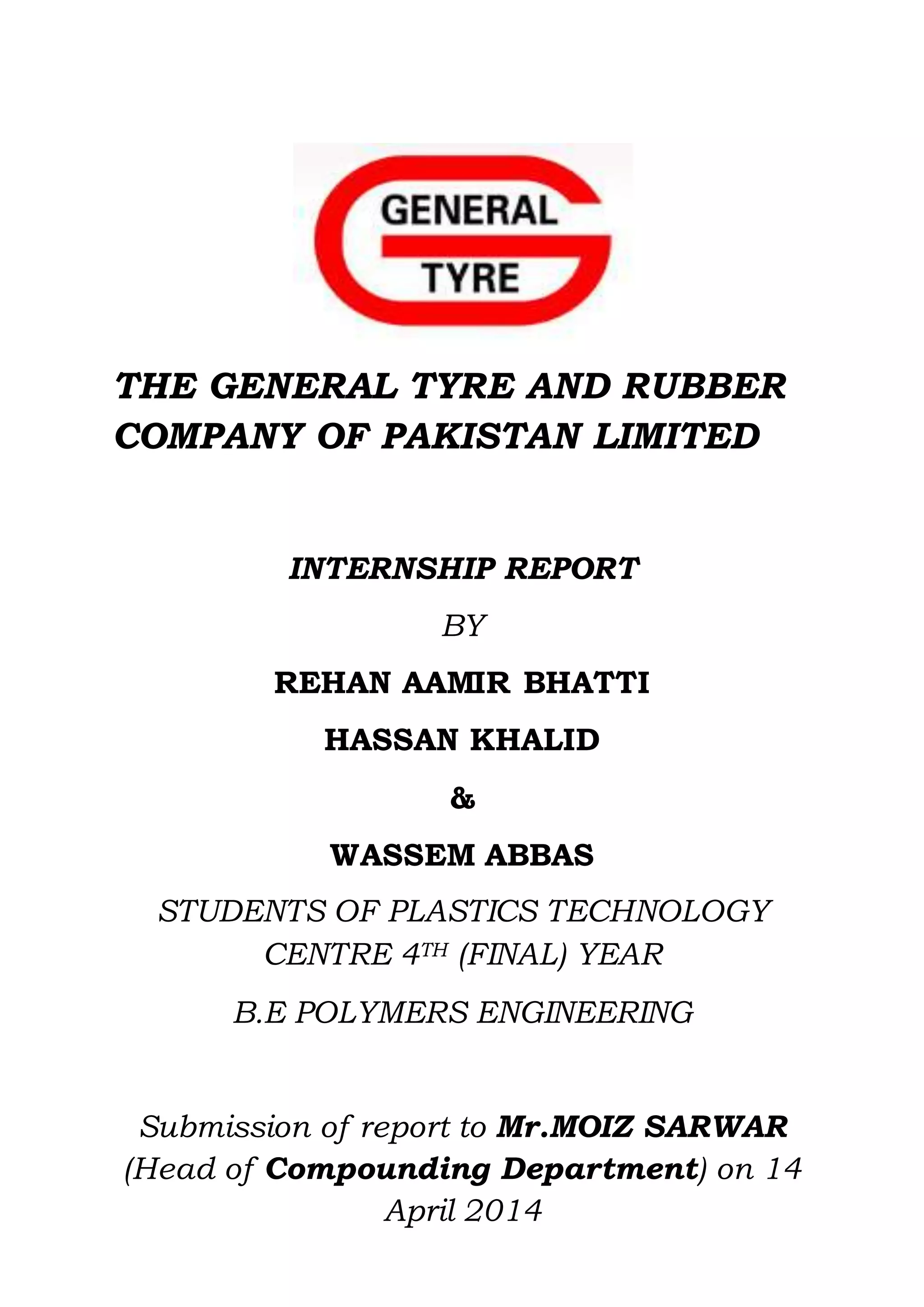 The_General_Tyre_and_Rubber_Company_of_Pakistan_Limited | PDF