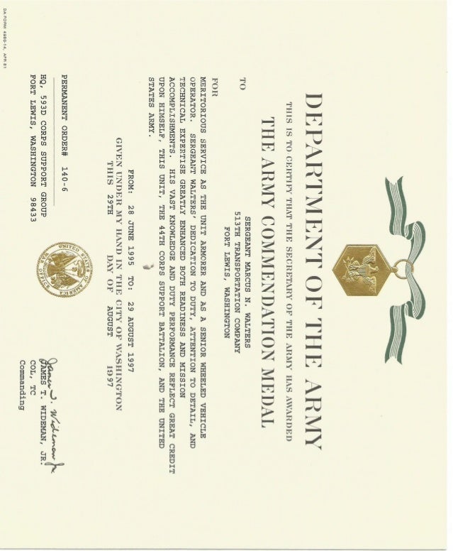ARCOM - US Army Commendation Medal