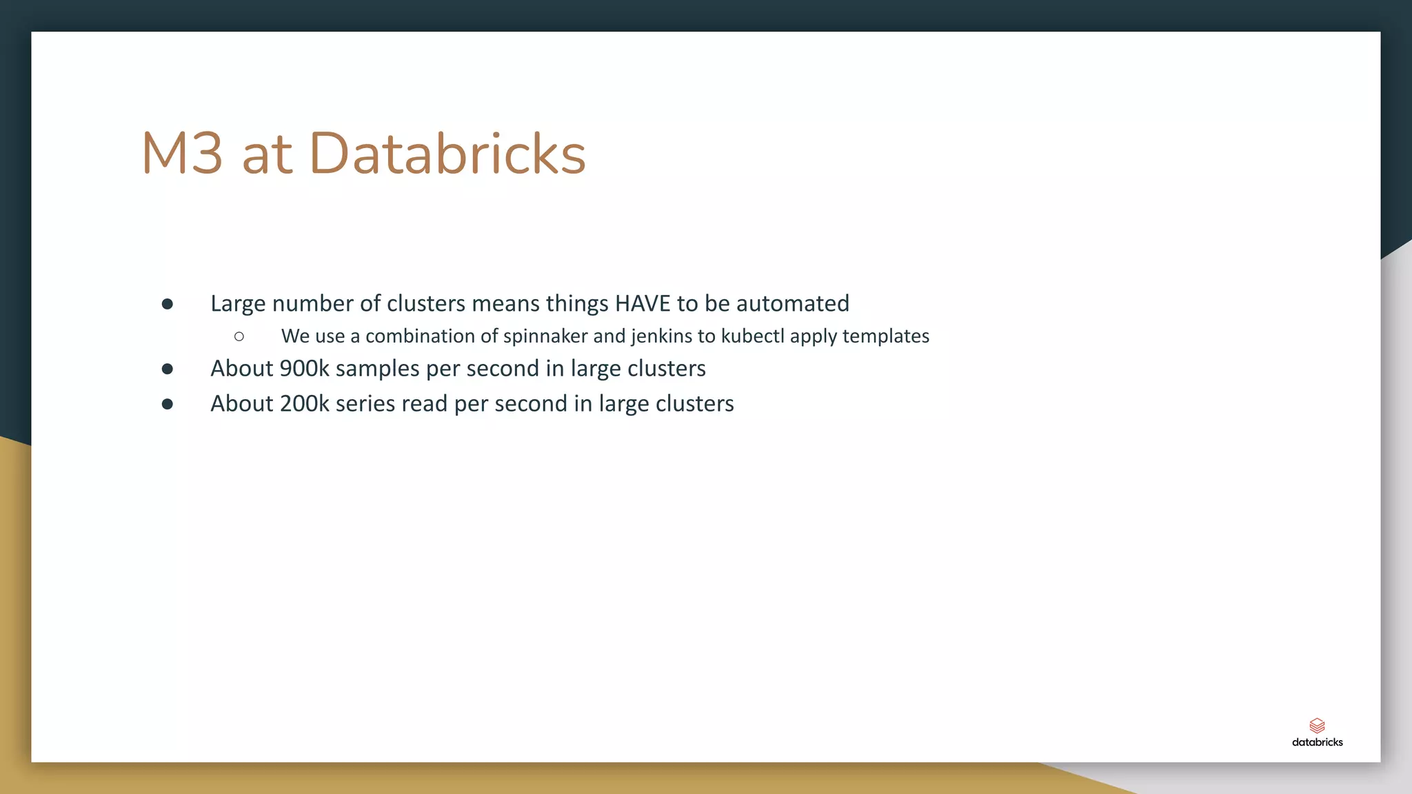 Scaling Monitoring At Databricks From Prometheus to M3 | PPT