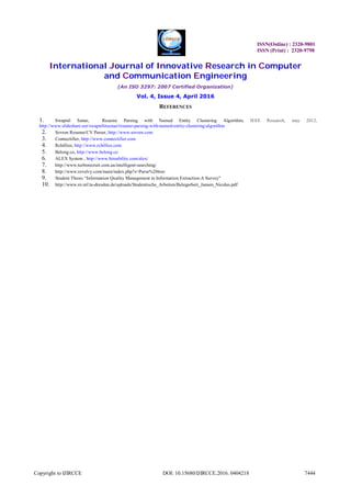 Intelligent Hiring with Resume Parser and Ranking using Natural Language Processing and Machine ...
