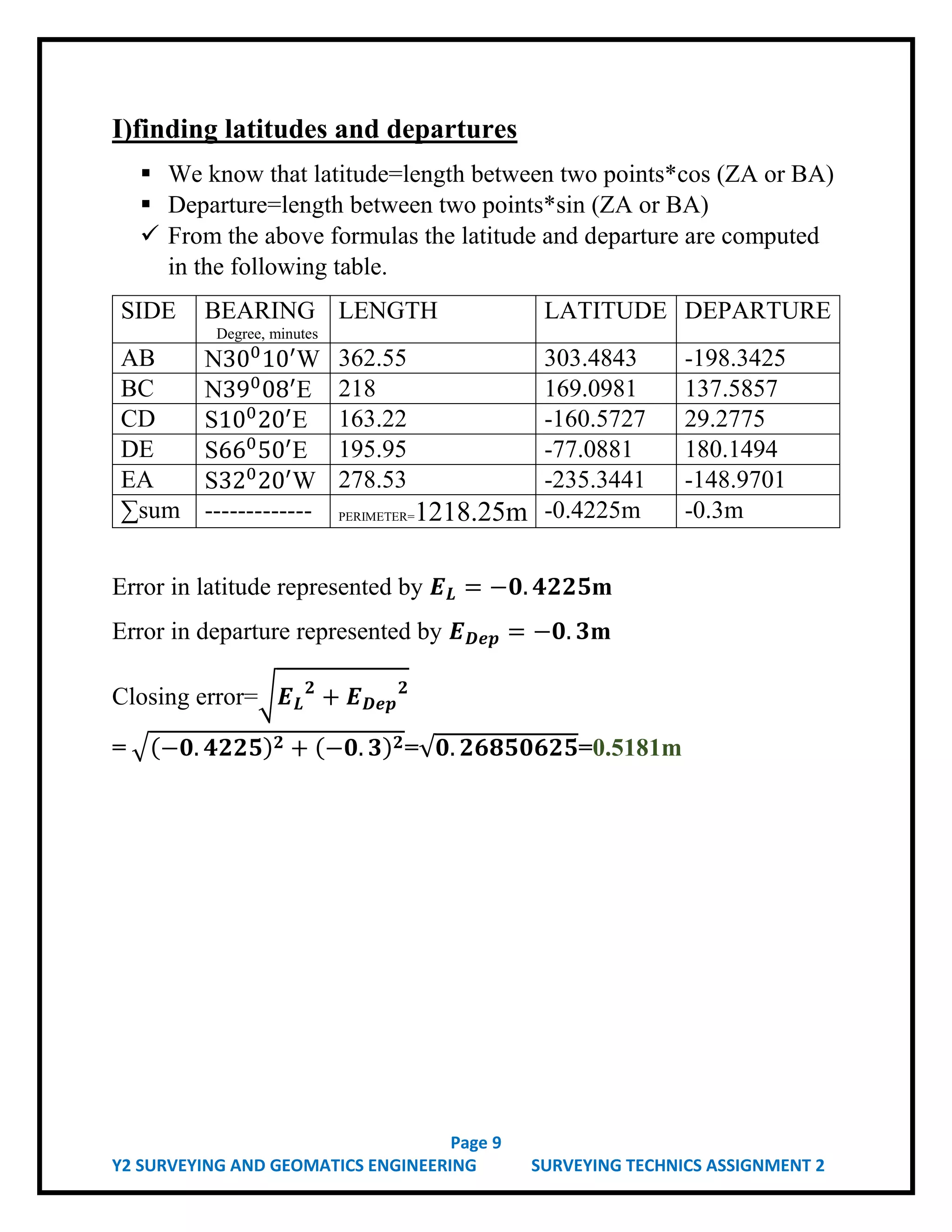 SURVEYING TECHNICS | PDF