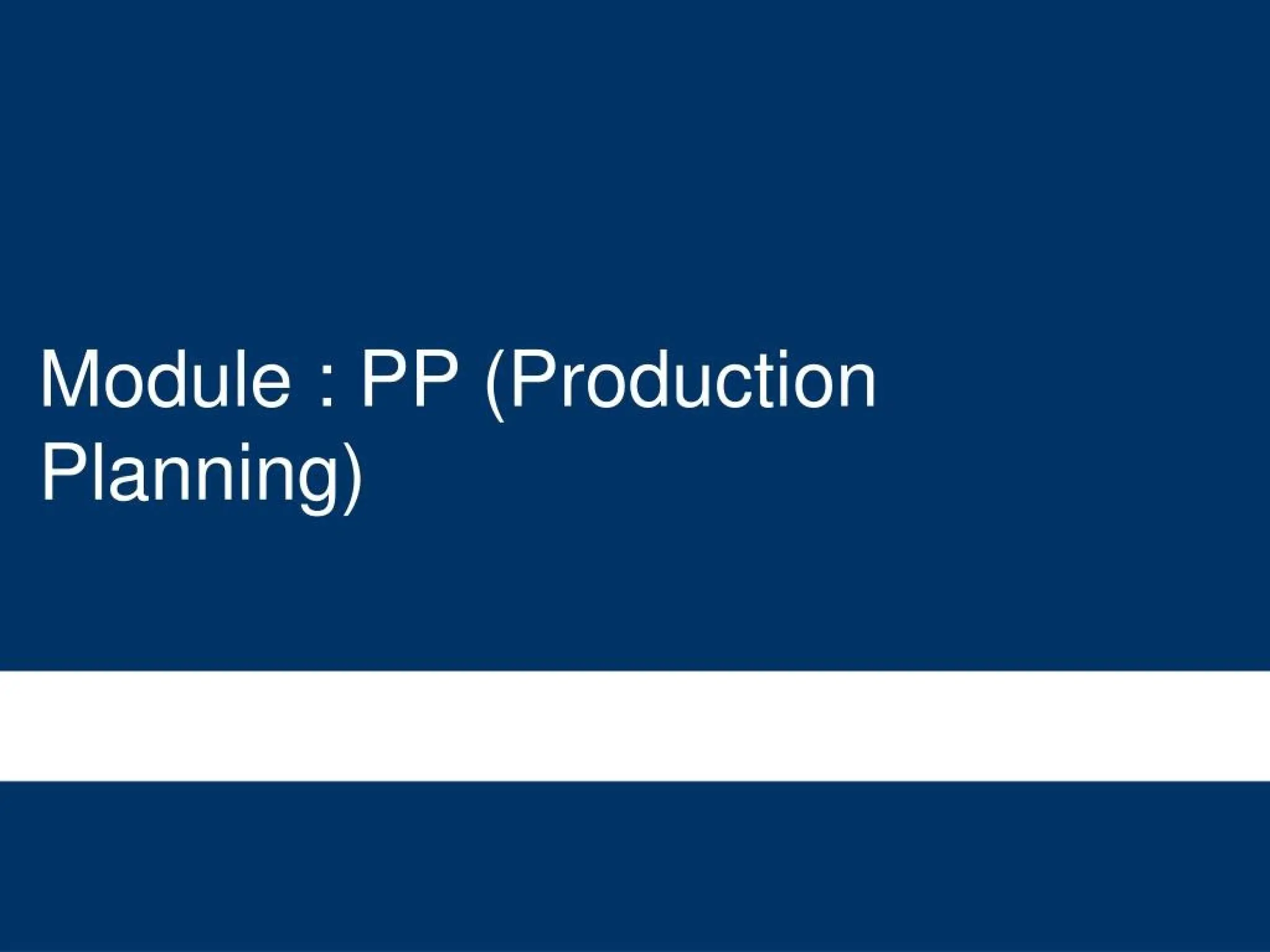 SAP Production Planning and manufacturing | PDF