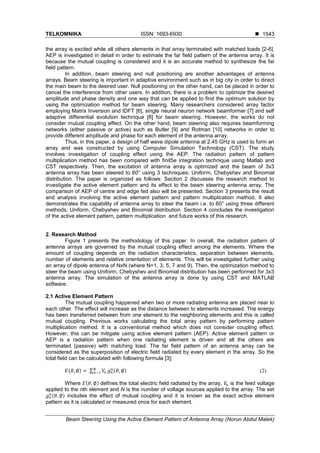 Beam Steering Using the Active Element Pattern of Antenna Array | PDF
