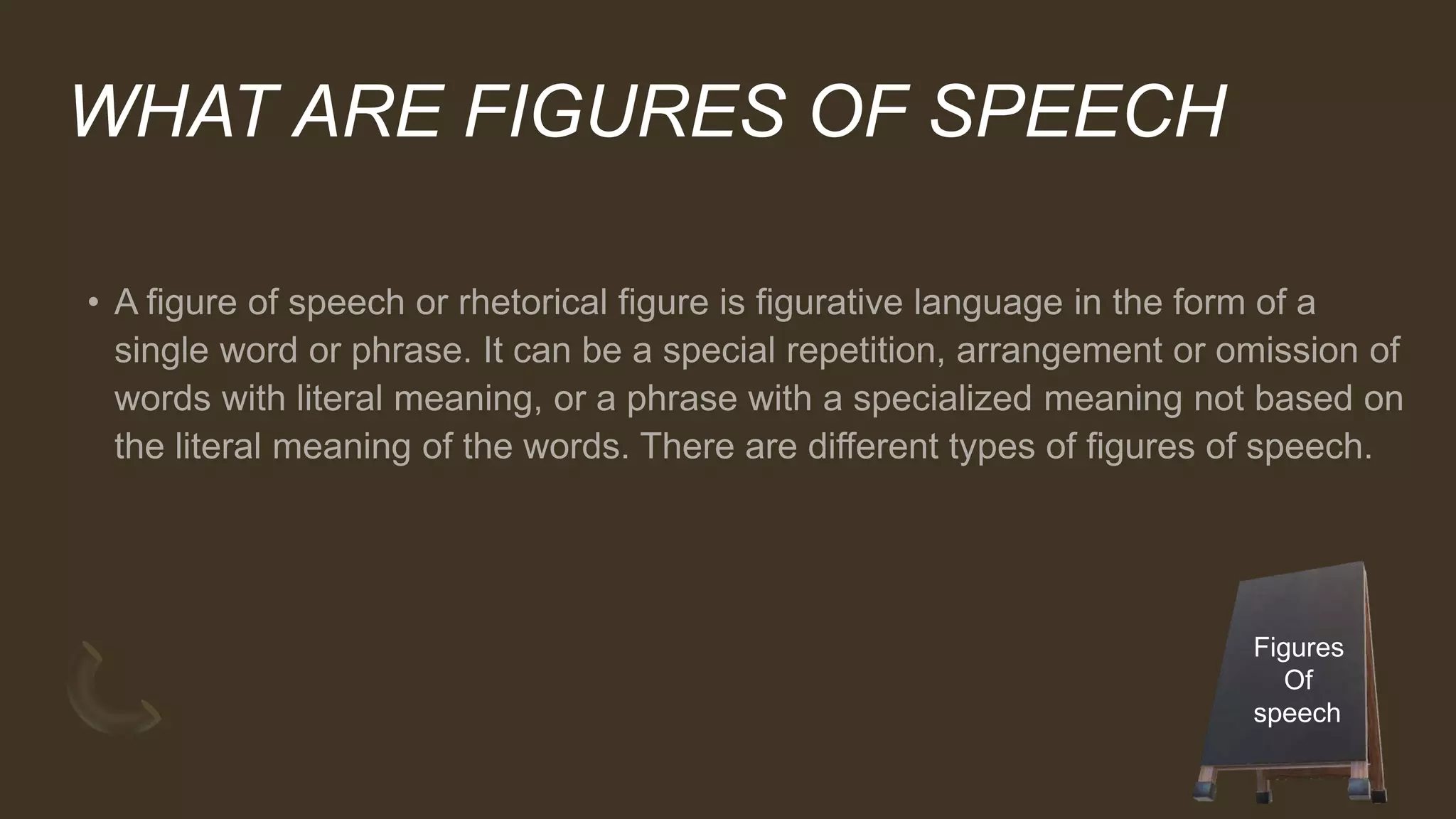 FIGURES OF SPEECH | PPT