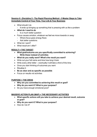 219059332 anthony-robbins-ultimate-business-mastery-system-notes | PDF