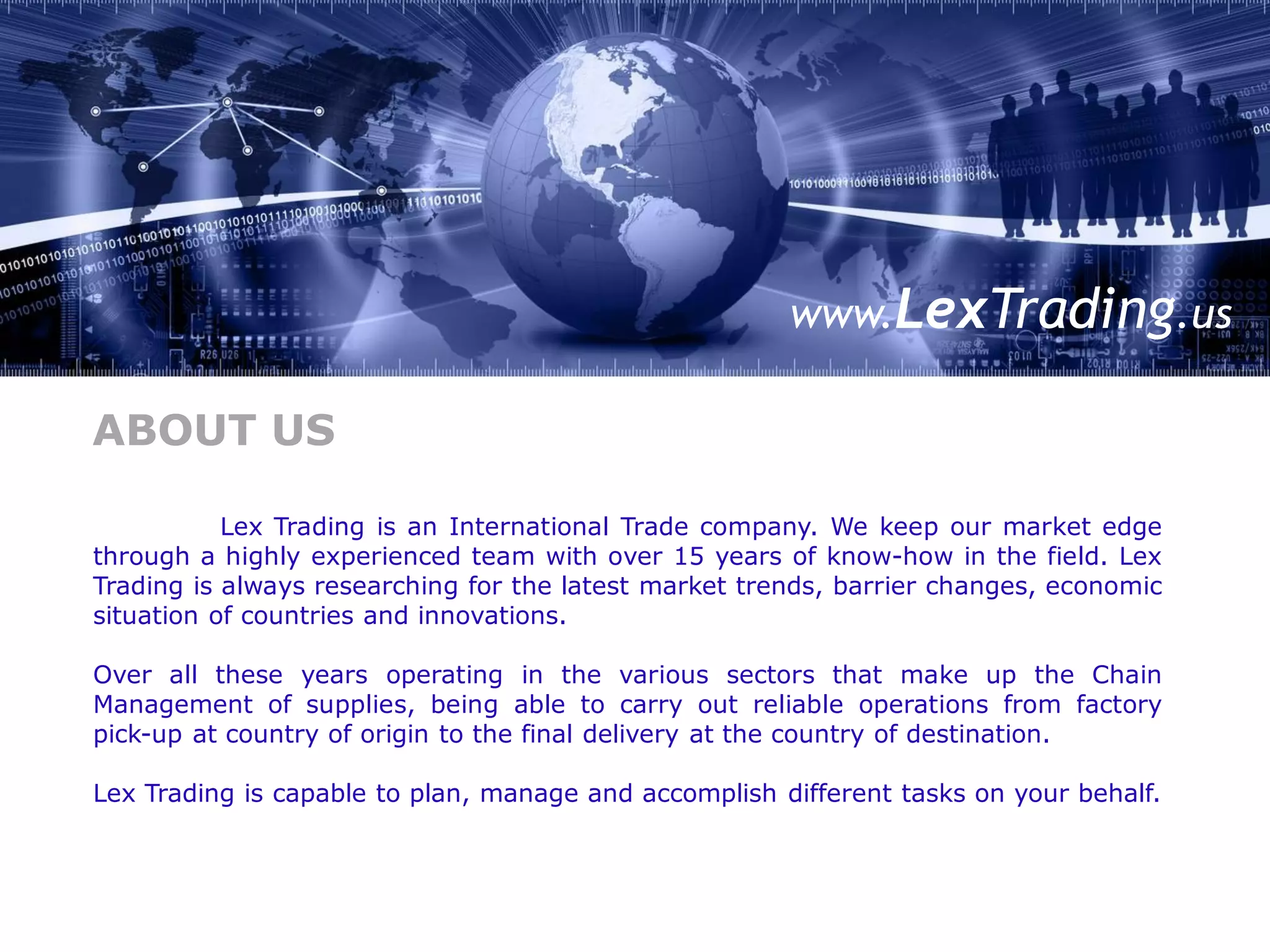Lex Trading Presentation | PDF