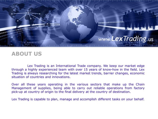 Lex Trading Presentation | PPT | Free Download