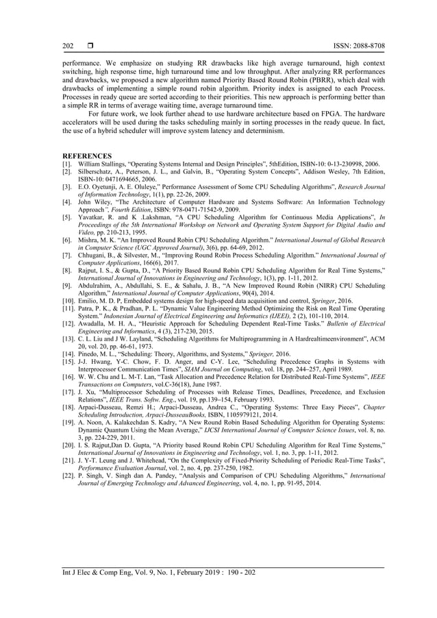 Priority Based Round Robin Pbrr Cpu Scheduling Algorithm Pdf 2622