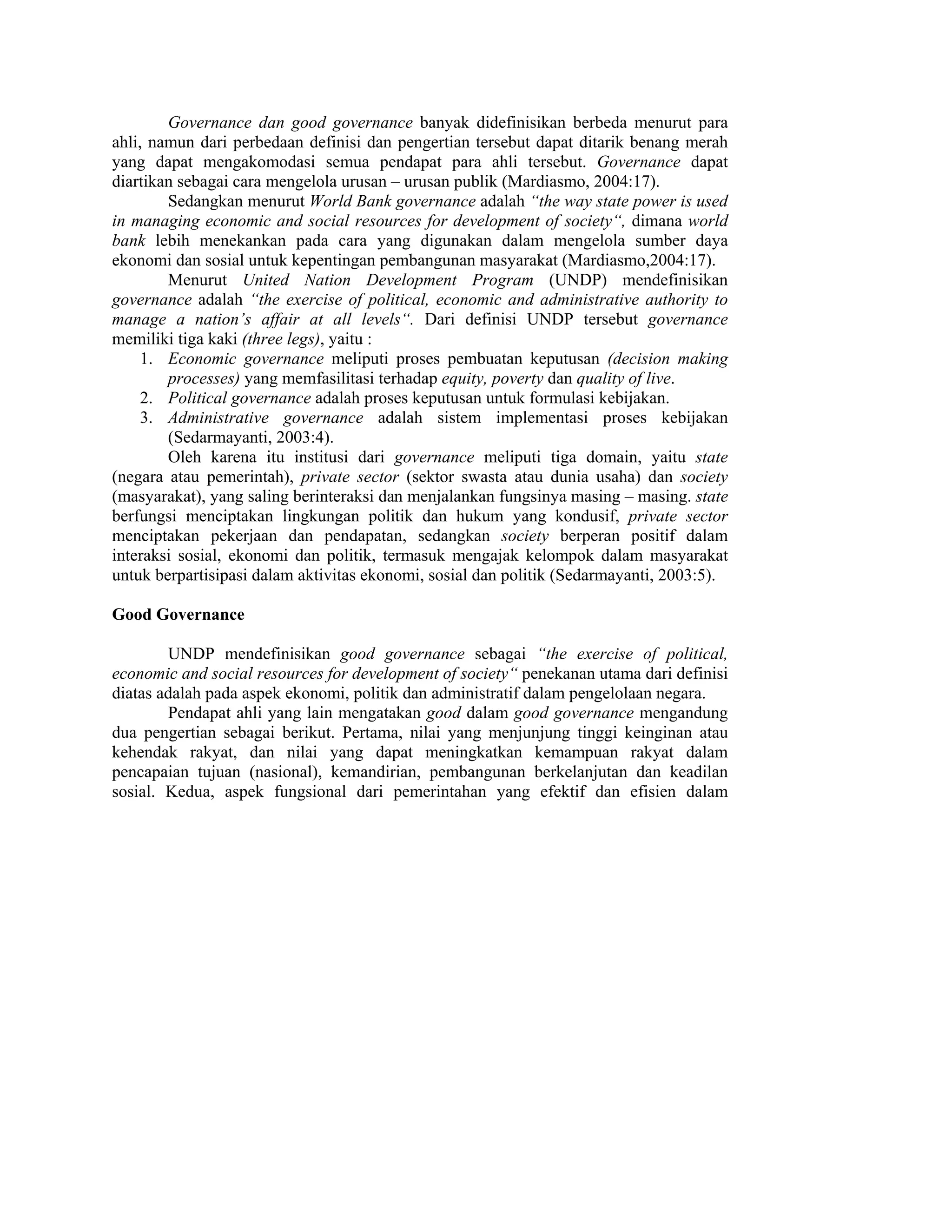 21947378 manajemen-strategi-sektor-publik-langkah-tepat-menuju-good-governance | PDF